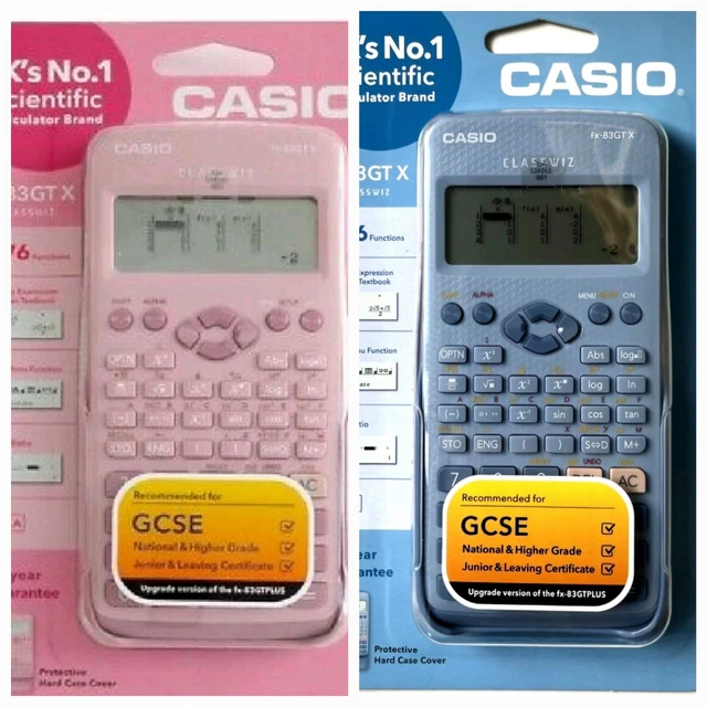 CASIO FX-83GTX CLASSWIZ Scientific Calculator School Approved GCSE Blue ...