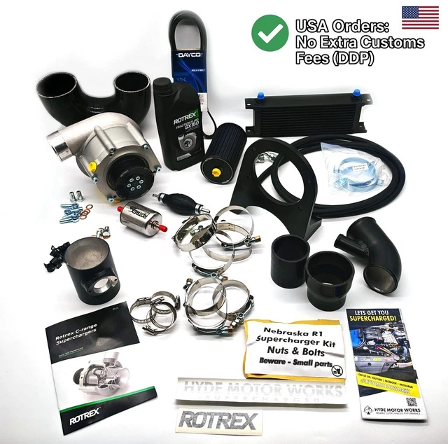 SUPERCHARGER KIT FOR BMW N51, N52 and N53 Engines Rotrex C30 & C38 ...