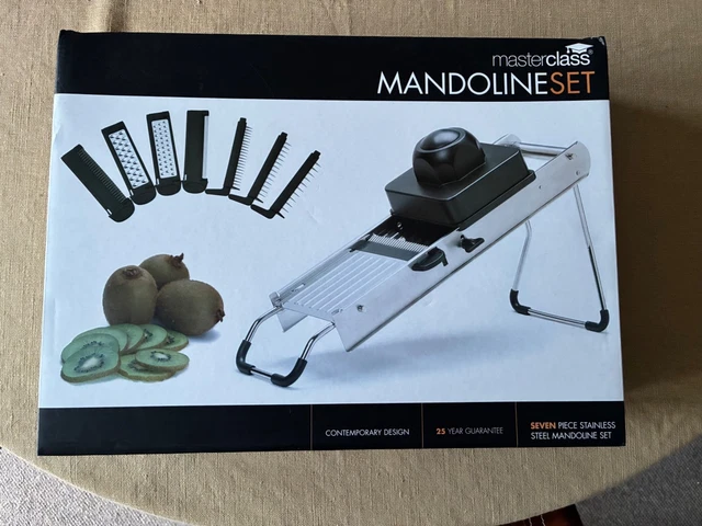 MASTERCLASS MANDOLINE SET Food Chopper Slicer Heavy Duty Very good ...