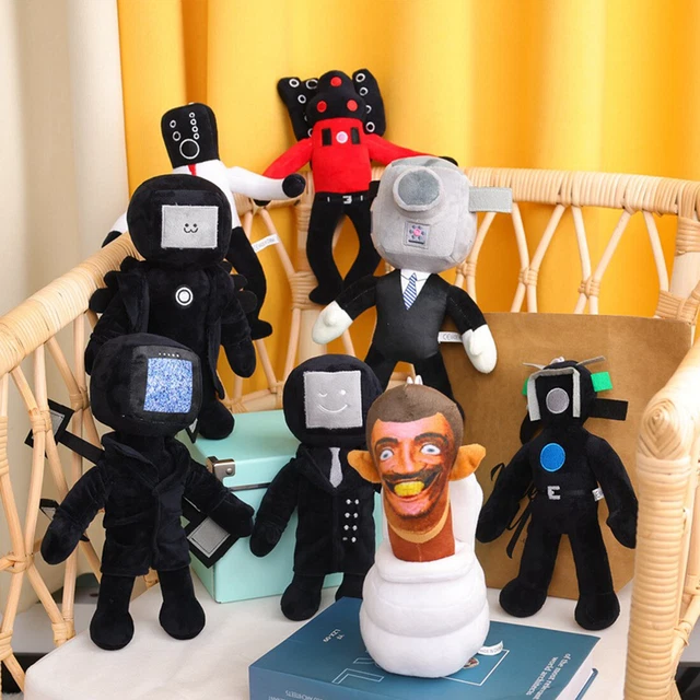 Skibidi Toilet Plush Toiletman Cameraman Doll Speakerman Stuffed Funny