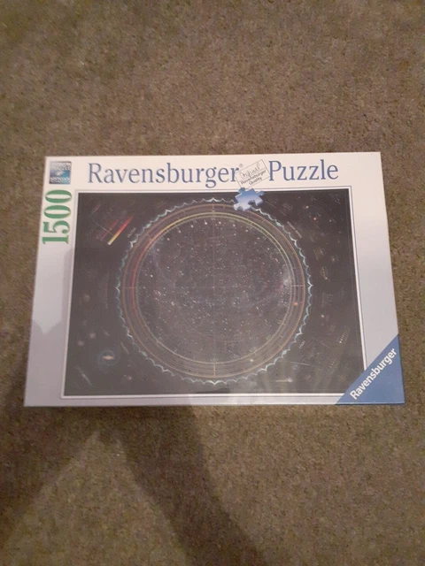 RAVENSBURGER MAP OF the Universe Galaxies 1500 Piece Jigsaw Puzzle ...