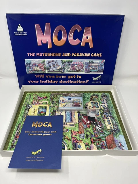 MOCA THE MOTORHOME and Caravan Game Family Friends Holiday Fun Complete ...