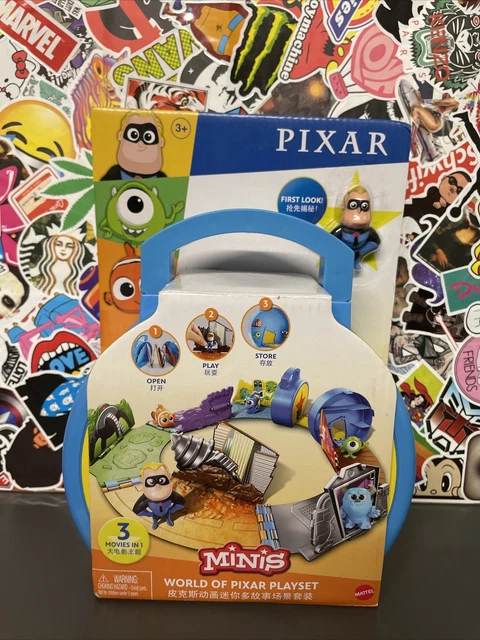 DISNEY PIXAR - Minis World of Pixar Playset Incredibles $15.18 ...
