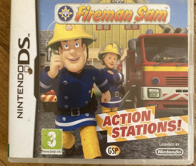 NINTENDO DS GAME Fireman Sam Action Stations Complete Works With 2Ds ...