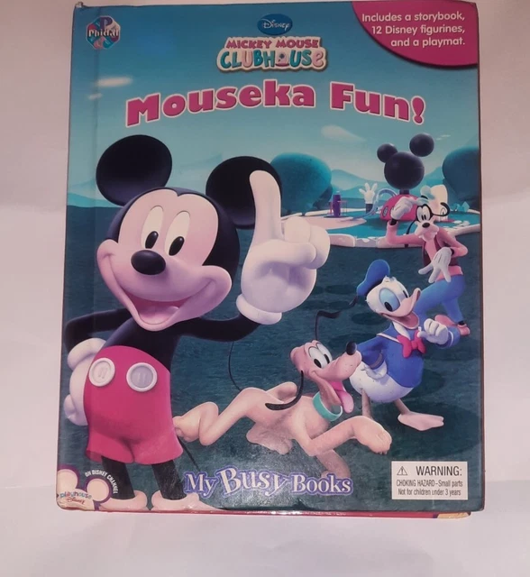 DISNEY JUNIOR MICKEY Mouse Clubhouse My Busy Book (4 Figures And Map) £ ...