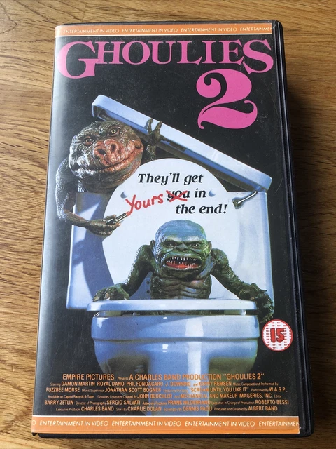 GHOULIES 2 - VHS Video Tape - Original Entertainment Video Case £19.99 ...