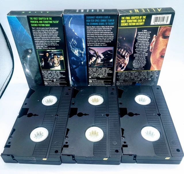 ALIEN TRILOGY (3 VHS Box Set, 1993) Horror Scifi Cult Classic No Box ...