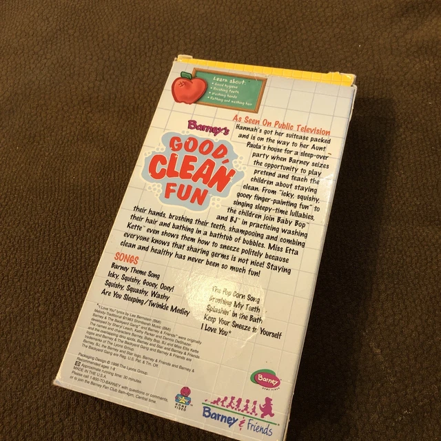 BARNEY - BARNEYS Good, Clean Fun VHS £0.52 - PicClick UK