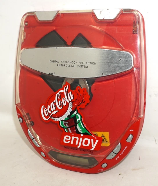 CD PLAYER DISCMAN Coca Cola 5765 CC CD Walkman FUNKTIONSTÜCHTIG EUR 29 ...