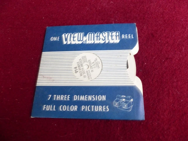 VIEW MASTER : WILD ANIMALS OF SOUTH AMERICA IN CAPTIVITY USA / 914 EUR ...