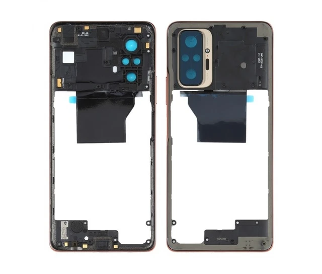 CADRE CENTRAL POUR XIAOMI REDMI NOTE 10 PRO MAX Doré (M2101K6G/M2101K6I ...
