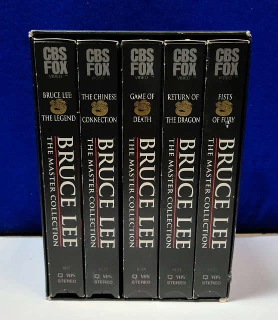 BRUCE LEE THE Master Collection VHS 5 Tapes $24.99 - PicClick CA