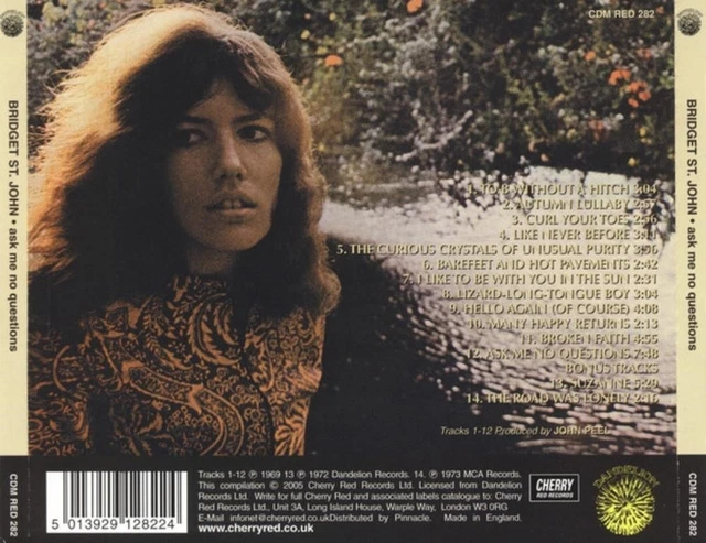 BRIDGET ST. JOHN - Bridget St. John – Ask Me No Questions CD (2005 ...