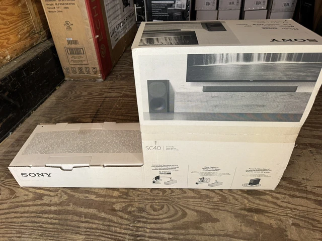 SONY HT-SC40 2.1CH Soundbar with Wireless Subwoofer Bluetooth/HDMI Open ...