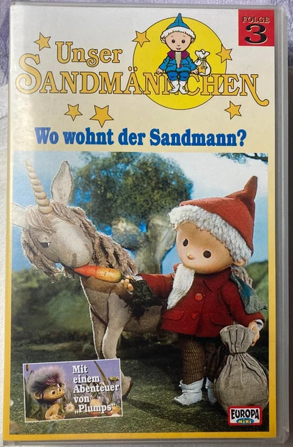 UNSER SANDMÄNNCHEN FOLGE 3 - Wo wohnt der Sandmann ? VHS NEUWERTIG EUR ...