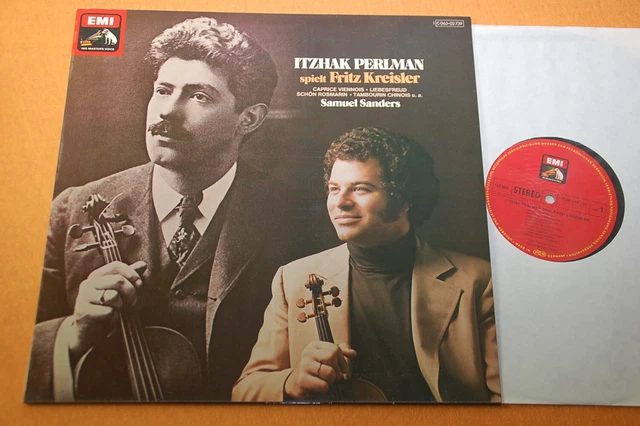 ITZHAK PERLMAN FRITZ Kreisler Violin Recital German Ed1 EMI Stereo 70s ...