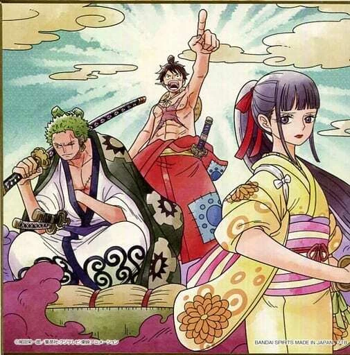 ONE PIECE GREAT Monkey D. Luffy Shikishi picture toy Collection Limited ...