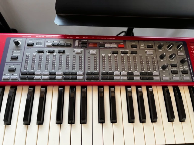 NORD C1 ORGAN - Hammond, Vox, Farfisa. Dual Manual with Half Moon ...