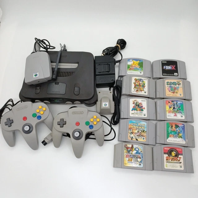 CONSOLE COMPLÈTE NINTENDO 64 N64, Lot de 10, tous les logiciels ...