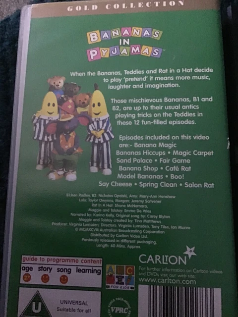 BANANAS IN PYJAMAS - Banana Magic (VHS, 2000) £17.99 - PicClick UK