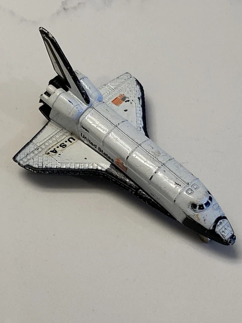 VINTAGE DIE CAST Space Shuttle #A148 Zee Toys 3.5" United States Space ...