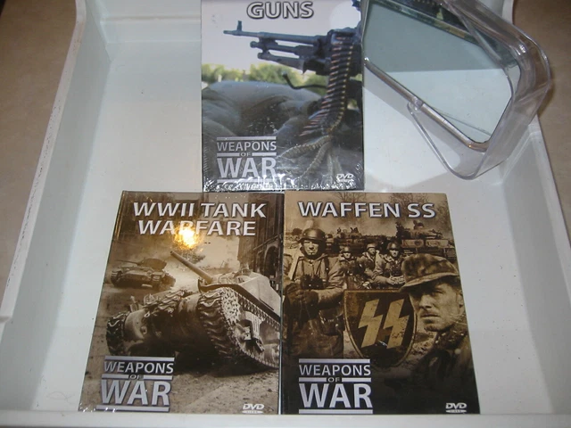 WEAPONS OF WAR Dvd, Machine Guns,Tank Warfar,Waffen Ss,Air Combat,Recon ...
