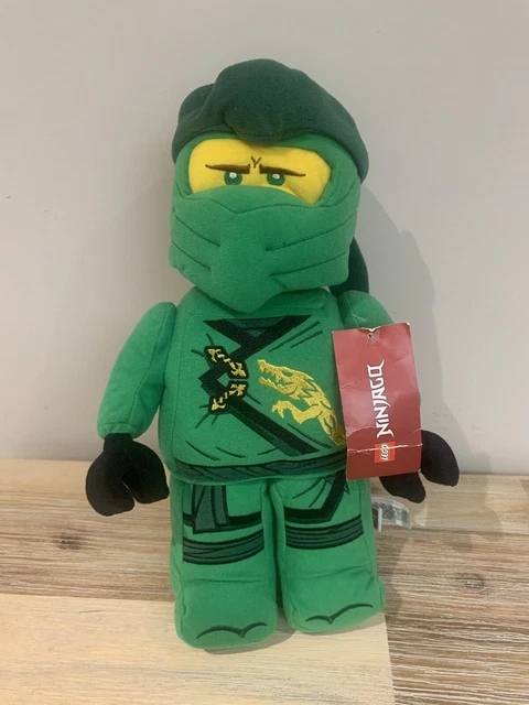 LEGO NINJAGO LLOYD Green Ninja Plush Mini Figure Soft Toy By Manhattan ...