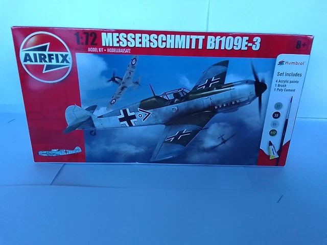 AIRFIX MESSERSCHMITT BF109E-3 Model Kit New 1:72 Scale, Brand New, Unopened. £2.79 - PicClick UK