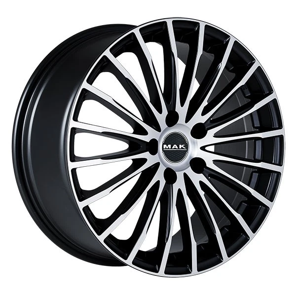 ALLOY WHEEL MAK Fatale For Volkswagen T-Cross 7.5X17 5X100 Ice Black ...