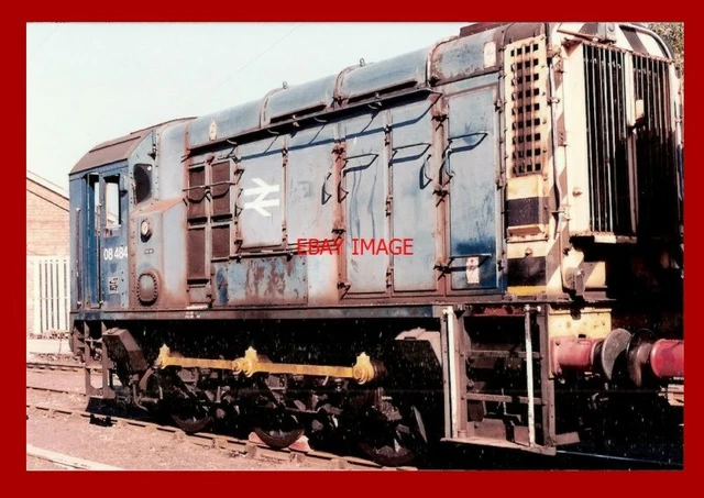 PHOTO BR Class 08 Shunter Loco No 08484 £1.65 - PicClick UK