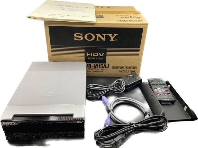 SONY HDV RECORDER HVR-M15AJ VTR HDV Video Cassete Recorder with ...