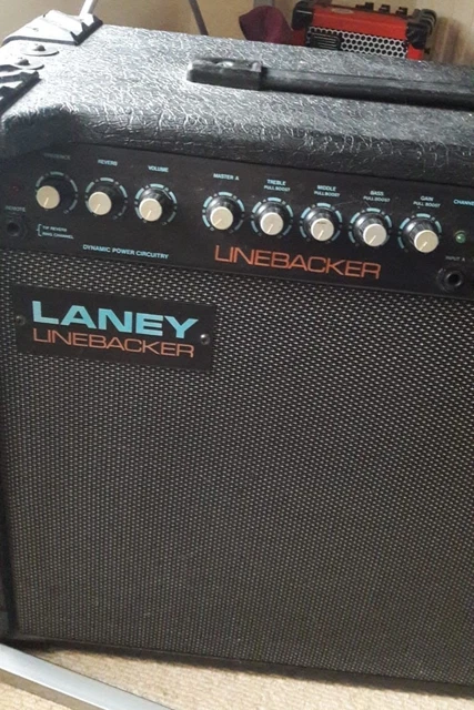LANEY LINEBACKER 100 Reverb Guitar Amp - 1986 - 1989 £20.00 - PicClick UK