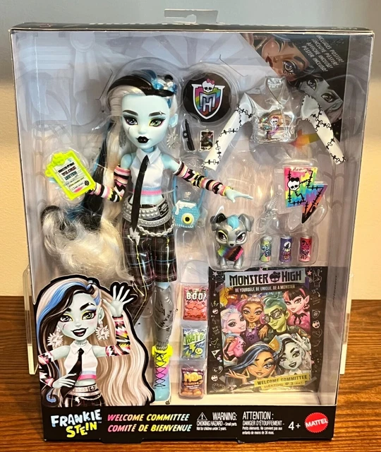 MATTEL MONSTER HIGH Frankie Stein Doll Welcome Committee *NEW 2025* IN ...