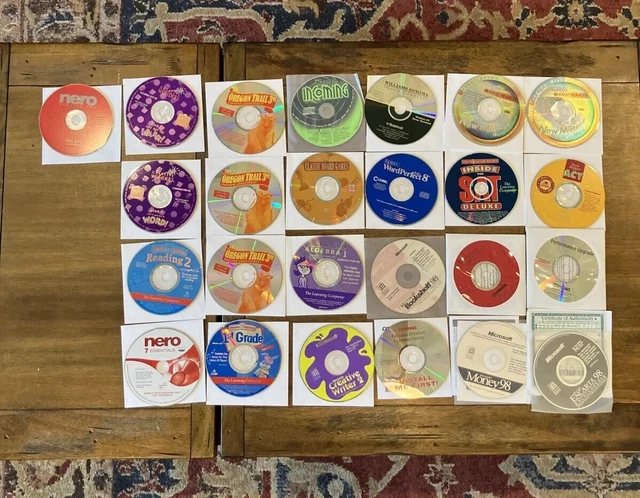 LOT OF VARIOUS PC CD-ROM Computer Software and Games, See Photos ...