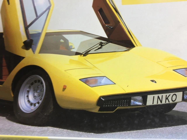 FUJIMI LAMBORGHINI COUNTACH LP400 1/24 model kit perfect condition £23. ...