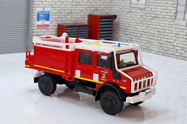 MERCEDES UNIMOG U5000 FIRE Engine 1:50 Scale Model £16.99 - PicClick UK