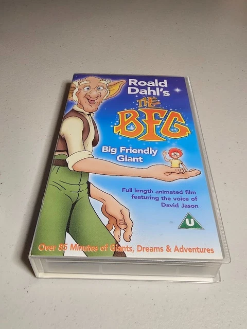 RONALD DAHL'S THE BFG Big Friendly Giant VHS Video Tape, 1990, Vintage ...