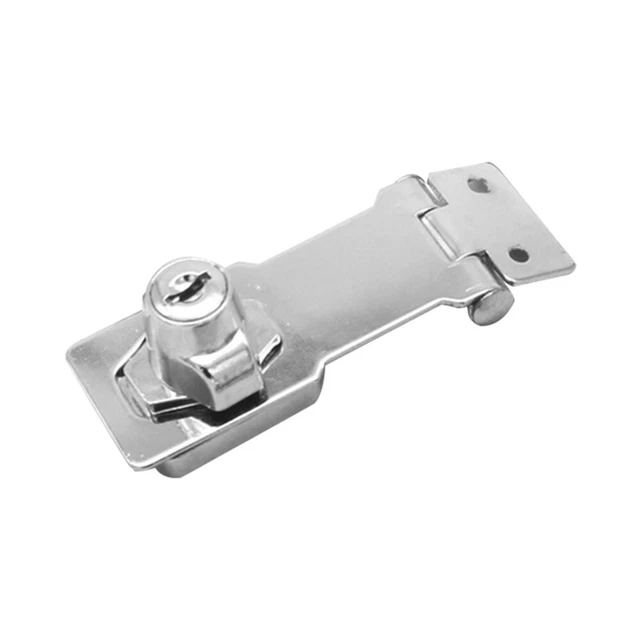 PUNCH-FREE STAINLESS STEEL Drawer Lock with Key Door Bolt Locks (3 Inch ...