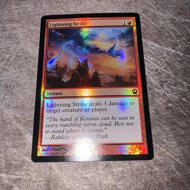 LIGHTNING STRIKE FOIL - Theros - MTG Magic the Gathering - NM $1.49 ...