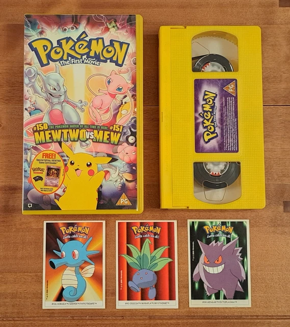 VHS POKEMON THE First Movie including limited edition cards £12.00 ...