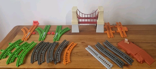 THOMAS AND FRIENDS Trackmaster Bundle 16 Track & Junctions & Bridge ...