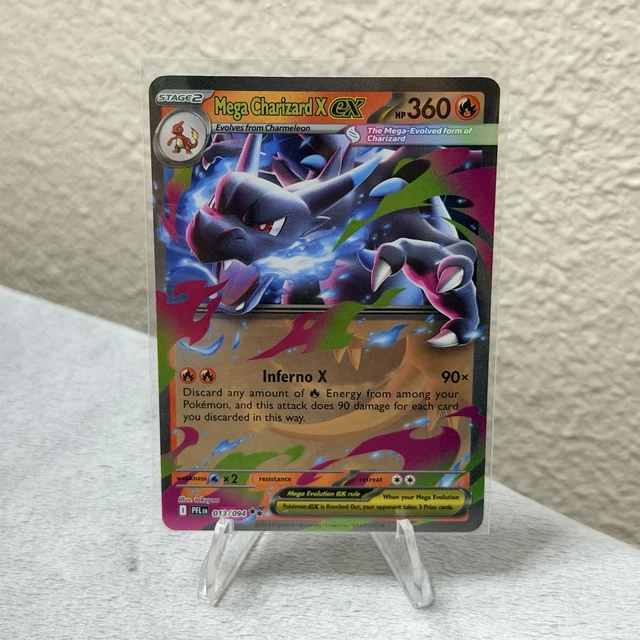 POKÉMON TCG MEGA Charizard X ex - Double Rare ME02: Phantasmal Flames ...