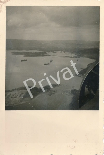 FOTO WK II Wehrmacht Luftwaffe Vista Aerea Ju 52 Costa Oslo Norway L1 ...