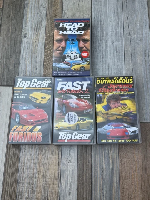 TOP GEAR VHS collection both fast and furious and two Jeremy clarksons ...