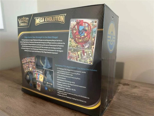 POKEMON CENTER MEGA Evolution Elite Trainer Box (Lucario) ETB $340.00 ...