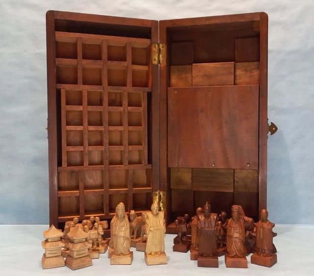 ANTIQUE &NETSUKE& JAPANESE chess set - half XX century £299.00 ...