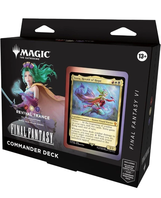 MAGIC THE GATHERING Final Fantasy Commander Deck Revival Trance ...