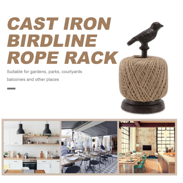 DECORATIVE BOBBIN IRON Jute Twine Holder String Holder £17.99 - PicClick UK