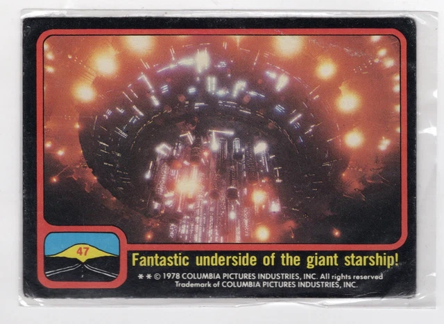 SCANLENS AUSTRALIAN GUM Card 1978: Close Encounters of the Third Kind ...