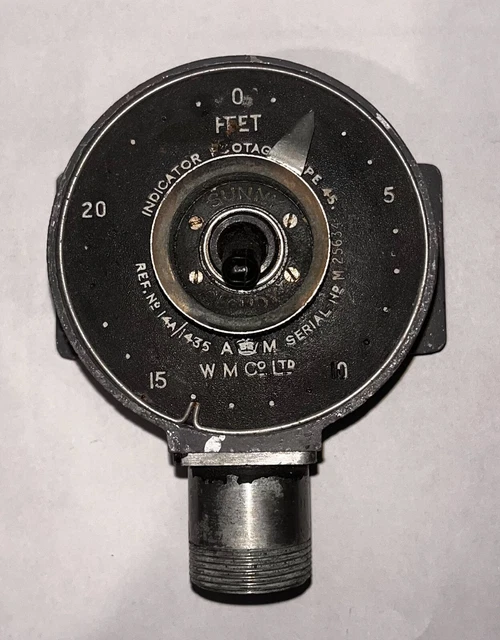 WW2 RAF SPITFIRE Cockpit G45 Camera Footage Indicator Original £75.00 ...